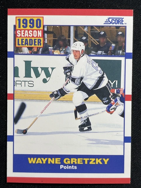 WAYNE GRETZKY 1990-91 Score Hockey Season Leader Kings #353 Q0992 EUR 2,21 - PicClick FR