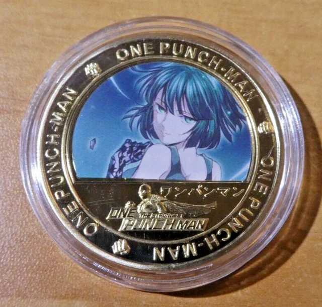 ONE PUNCH MAN Gold Metal Coin Card Carte Medal Piece Sp 1 Neuf Mint EUR ...