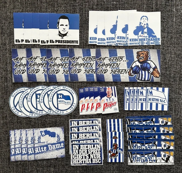 SZENEKLEBER HERTHA BSC Berlin Ultras Sticker Aufklebersammlung Paket 5 ...