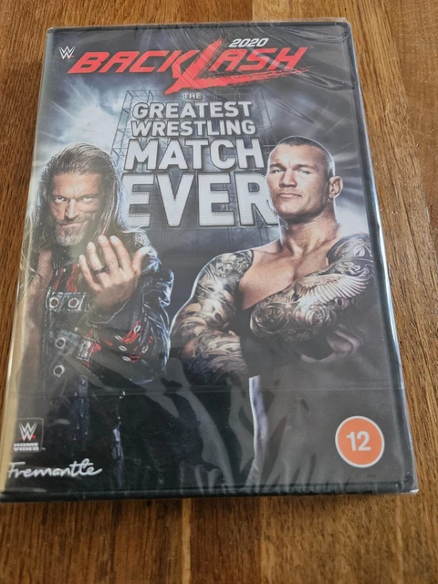 WWE BACKLASH 2020 DVD Greatest Wrestling Match Ever Brand New Sealed £8 ...
