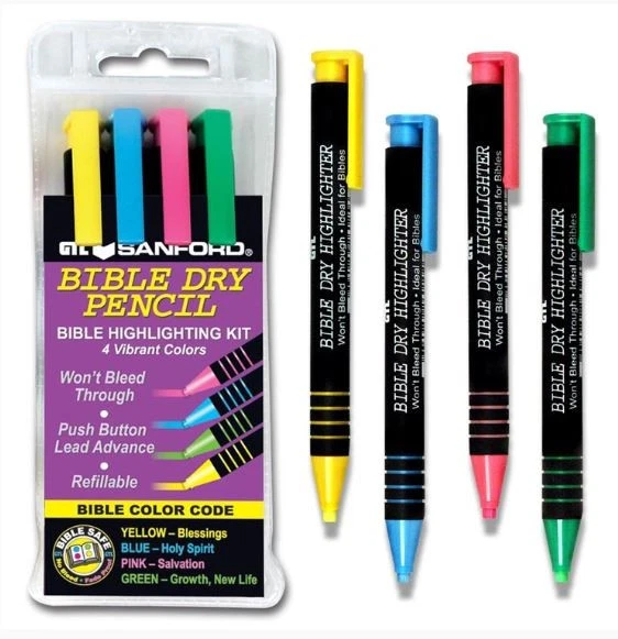 HIGHLIGHTER-BIBLE HIGHLIGHTING KIT 4pk $29.99 - PicClick CA