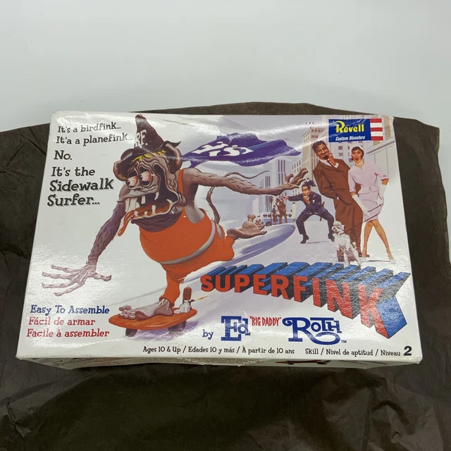 REVELL SUPERFINK ED Big Daddy Roth 2004 Reissue Rat Fink Model Kit $93. ...