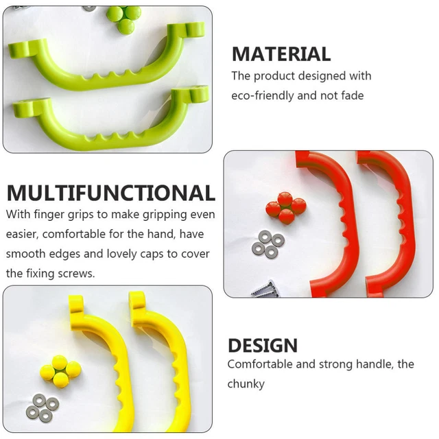 PLAYHOUSE WITH SLIDE Rope Swing Handle Toy Accessories Playground ...