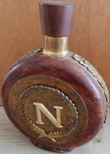 RARE FLASQUE FLACON HABILLAGE CUIR COGNAC NAPOLEON 1er EUR 19,99 ...
