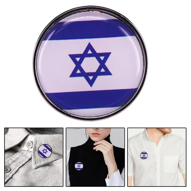 ISRAEL STAR OF David Israeli Jew Jewish Flag Metal Enamel Lapel Pin Badge 28mm $3.74 - PicClick AU