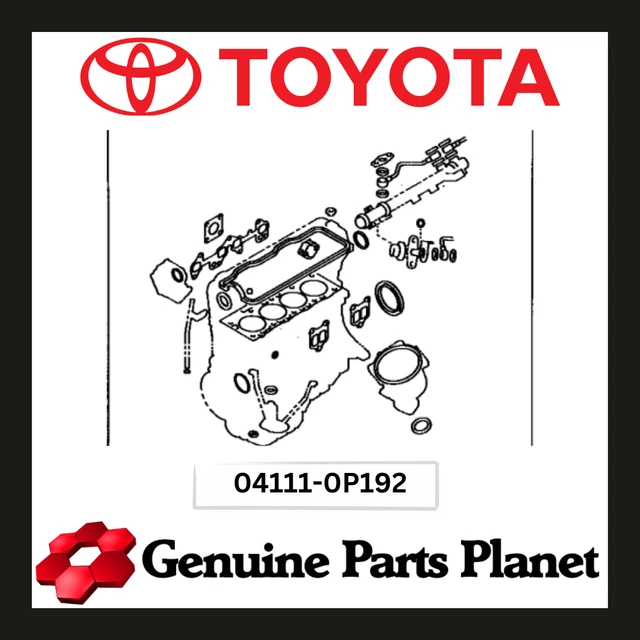 OEM GENUINE TOYOTA TACOMA 2018-2019 Gasket Kit, Engine O- 04111-0P192 £ ...