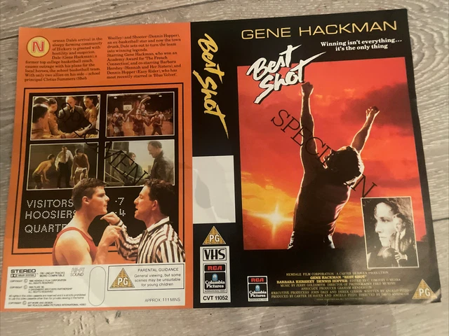BEST SHOT - Columbia Pictures - Vhs Tape Cover - Big Box £2.99 ...