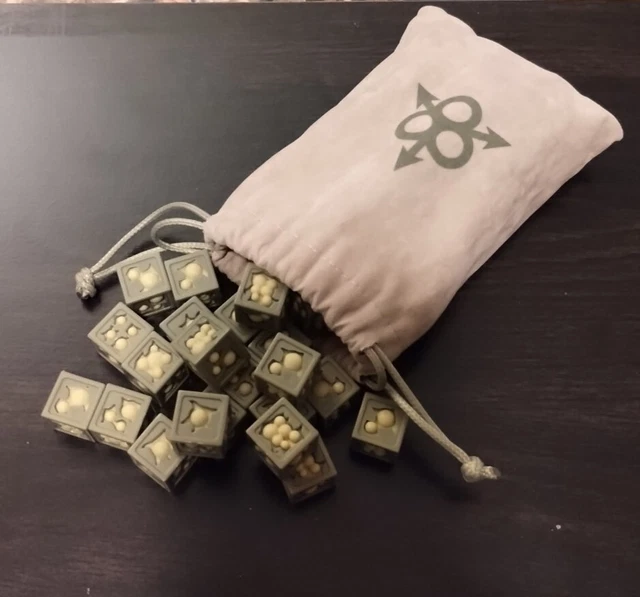 2+ SETS OF Death Guard/Nurgle dice, Used, With Death Guard Dice OOP ...