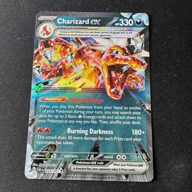 CHARIZARD EX 125/197 Obsidian Flames Double Rare Pokemon Card Near Mint ...