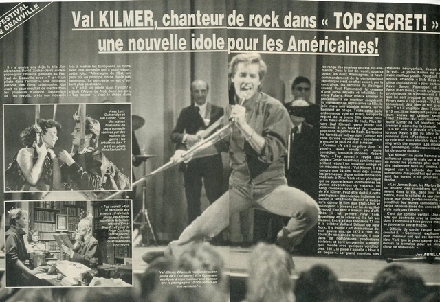 COUPURE DE PRESSE Clipping 1984 Val Kilmer (2 pages) EUR 5,00 - PicClick FR