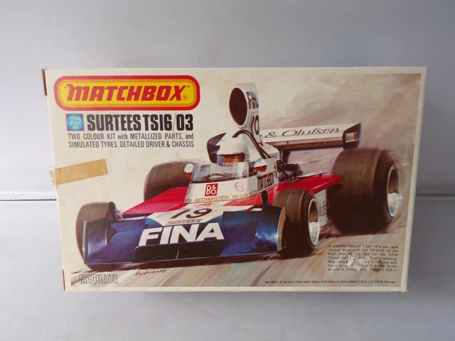 MATCHBOX SURTEES TS16/03 Formula One Car 1/32 Scale Model Kit Boxed £30 ...