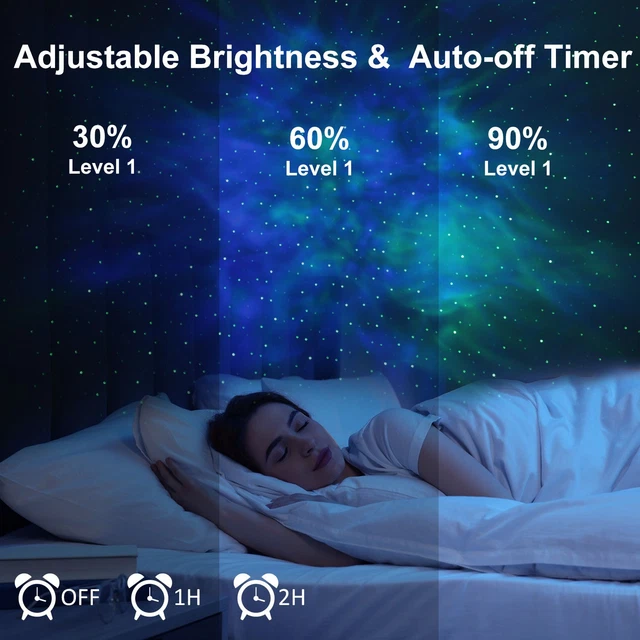 ASTRONAUT GALAXY PROJECTOR Starry Star Sky Night Light Nebula Kids ...