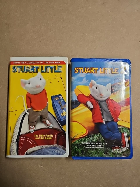 STUART LITTLE 1 & 2 VHS Lot Video Tapes Clamshell Case £5.60 - PicClick UK