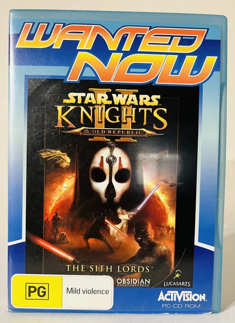 STAR WARS KNIGHTS Of The Old Republic Game~ PC CD ROM ~ Obsidian ...