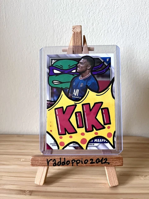 TOPPS UCL KYLIAN Mbappe Paris Saint-Germain PSG Artwork DV 1/1 Kiki ...