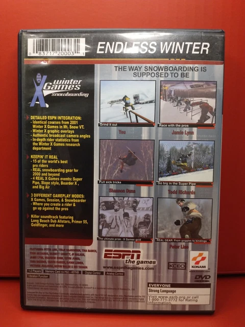 ESPN WINTER X Games Snowboarding PlayStation 2 PS2 CIB EUR 5,46 ...