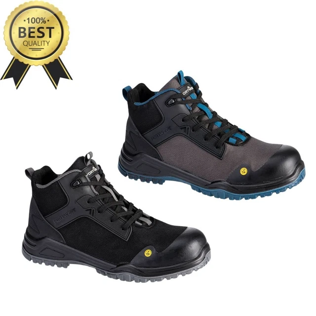 MENS SAFETY 100% Metal Free Composite Toe Cap Work Ankle Boots Trainers ...