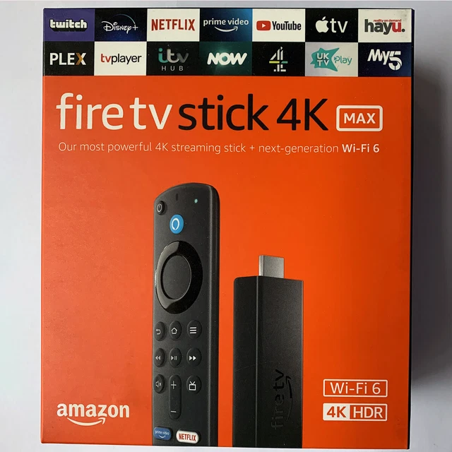 AMAZON FIRE TV Stick 4K MAX (UK Version 2021) with Alexa Voice Remote £ ...