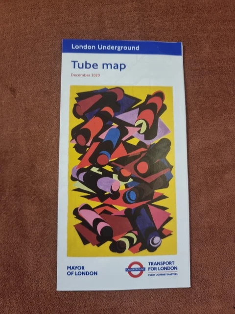 LONDON UNDERGROUND, TUBE Map December 2020 £1.25 - PicClick UK