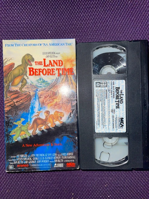 THE LAND BEFORE Time VHS Video Tape MCA Universal Original Movie ...