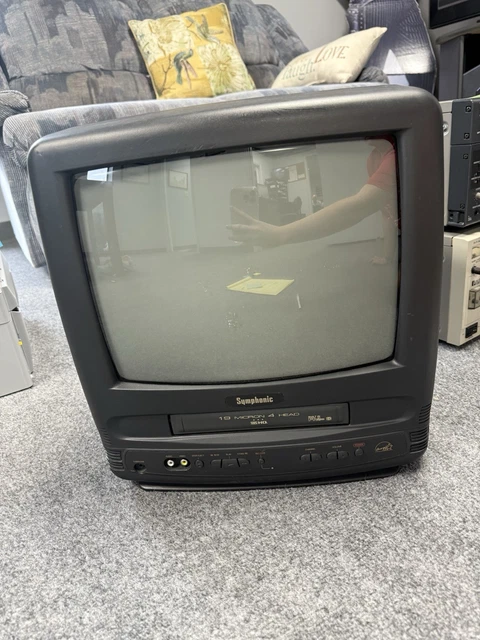 SYMPHONIC 13& CRT TV/VCR Combo VHS Player $100.00 - PicClick