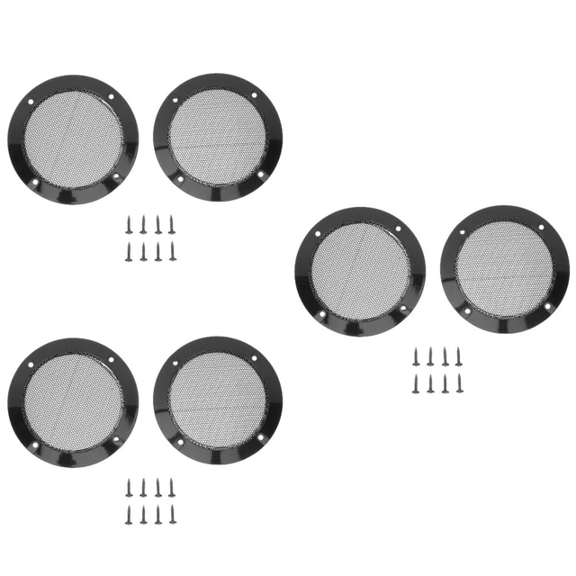 3 SETS SPEAKER Grill Cloth Cover Mesh Woofer Horn Guard Decorative ...