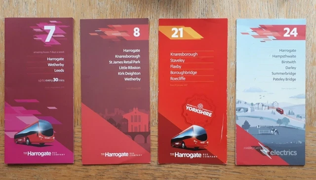 4 X HARROGATE Bus (Transdev) Bus Timetables 2019 edition EUR 2,59 ...