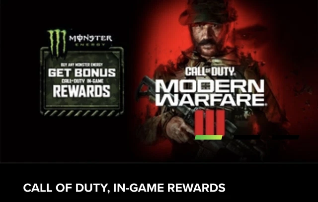 CALL OF DUTY Modern Warfare 3 Monster 1 Code Operator Blue Print COD ...