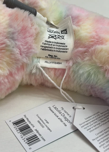 JELLYCAT LAZULIA DRAGON - BNWT - Genuine + Dust Bag + Fast & Free ...
