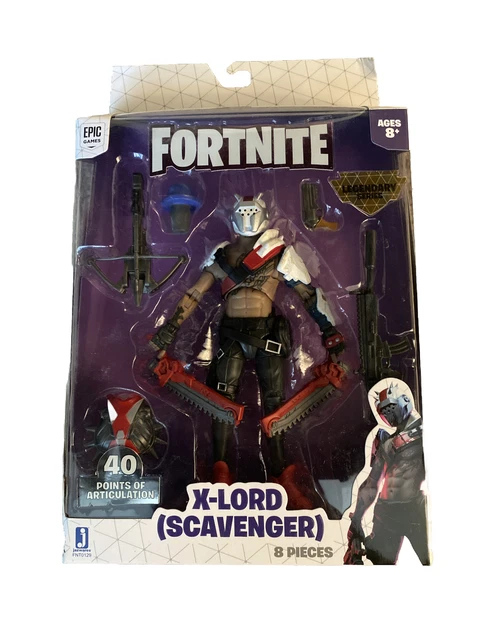 JAZWARES FORTNITE LEGENDARY Series X-LORD SCAVENGER Action Figure Games ...