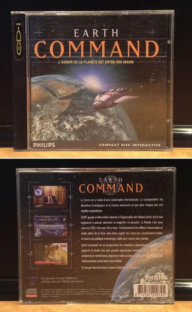 PHILIPS CD-I / JEUX CDI / Compact Disc Interactive - Earth Command ...