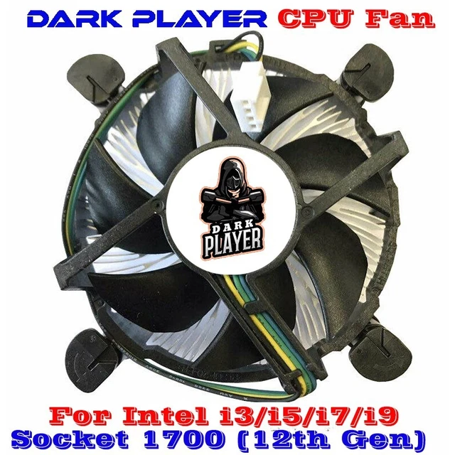 DARK PLAYER CPU Cooler Heatsink +Fan for Intel 12th Gen i3 i5 i7 i9 LGA ...