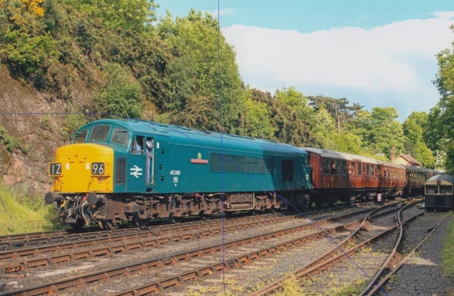 DIESEL TRAIN PHOTO Class 45 Peak Photograph Railway Picture Of 45060 ...