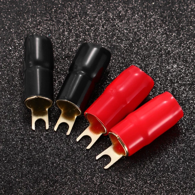 AUDIO TERMINAL BLOCK Spade Connectors for Speaker Wire Harness Gauge ...