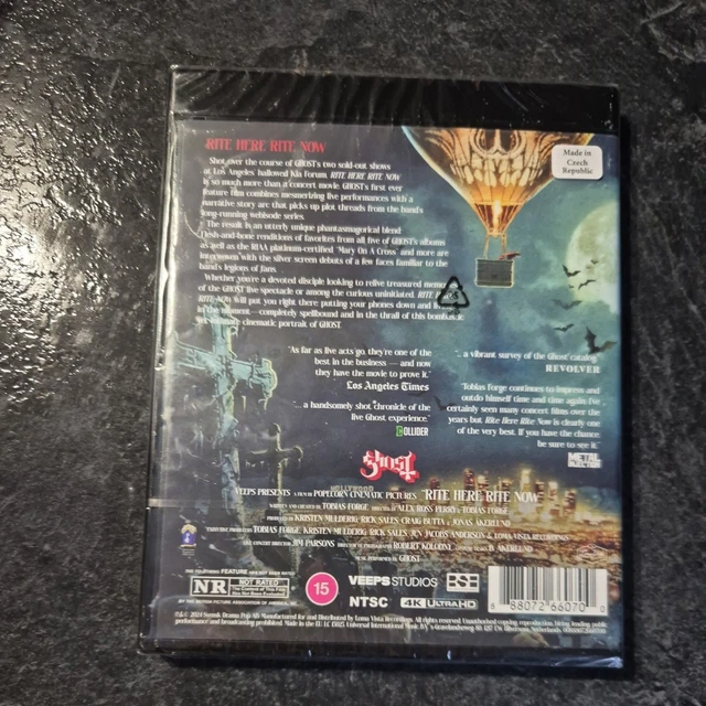 GHOST: RITE HERE Rite Now (4K UHD Blu-ray) £22.28 - PicClick UK