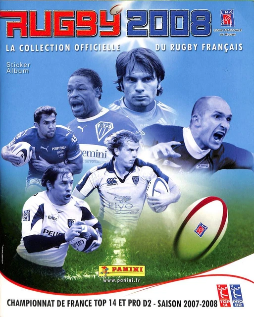 A CHOISIR TO CHOOSE YOURS STICKERS PANINI TOP 14 PRO D2 RUGBY 2008 : 1 ...