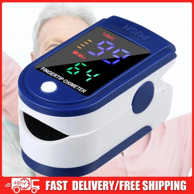 BLOOD OXYGEN SATURATION Monitor LED Display Medical Pulse Oximeter Spo2 ...