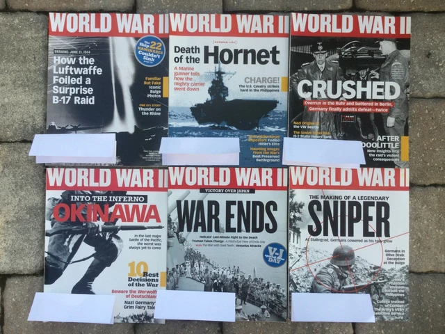 WORLD WAR II MAGAZINE / Bi-Monthly Complete 2015 - 6 Issues £17.90 ...