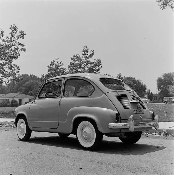 1957 FIAT 600 Standard Model Road Test 4 Motor Racing Old Photo $9.00 ...