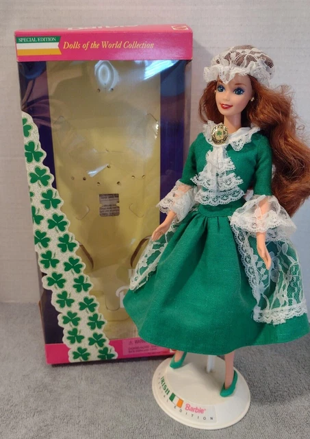 IRISH BARBIE/LOOSE WITH Box/Mattel/Dolls of the World/Special Edition ...