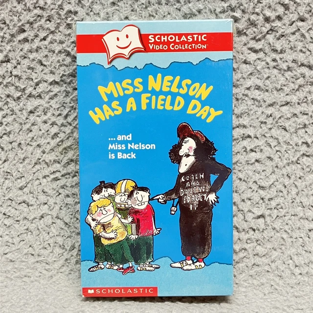 MISS NELSON HAS A Field Day VHS 2002 Scholastic Video Animated Kids NEW ...