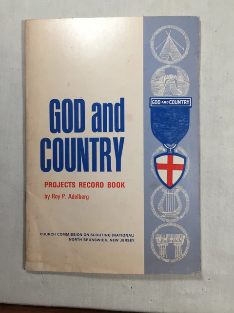 1960'S GOD AND Country Projects Record book Religious award BSA ...