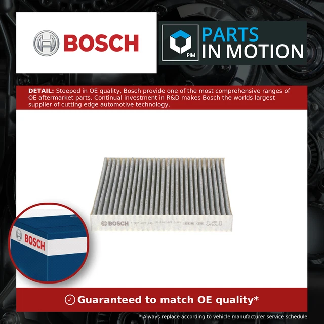 POLLEN / CABIN Filter fits MITSUBISHI OUTLANDER Mk2, Mk3 2006 on Bosch ...