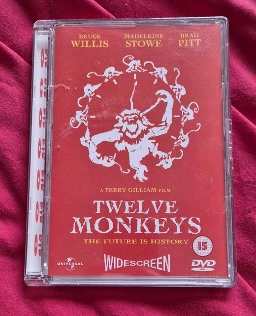 12 MONKEYS DVD (Twelve, Bruce Willis, Brad Pitt, Madeleine Stowe, Terry ...