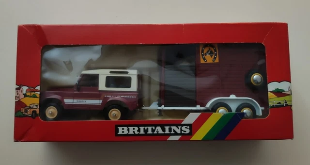 1:32 BRITAINS 9612 Country LandRover and Horsebox EUR 7,90 - PicClick FR