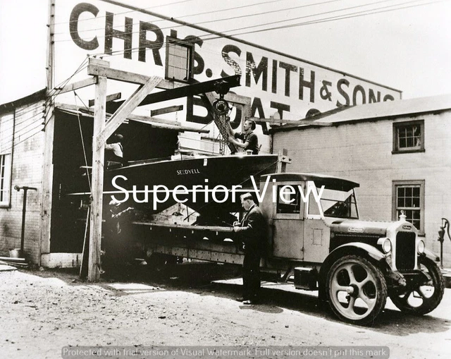 CHRIS CRAFT FACTORY Chris Smith & Sons Boat Works Algonac MI Vintage ...