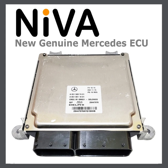 A6519007401 GENUINE BRAND New Mercedes Engine Control Unit Ecu Virgin ...