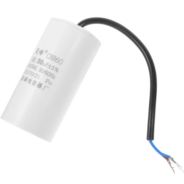 CAPACITOR 50UF 450V Motor Running Capacitor Washer Electronic Element ...