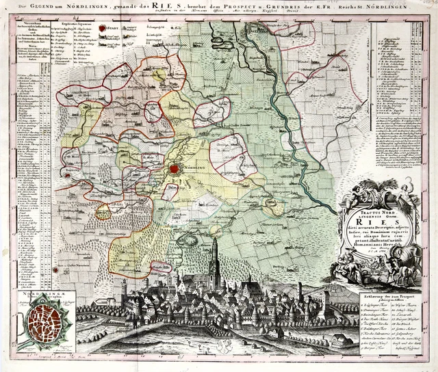 RIES ORIGINAL KUPFERSTICH Landkarte Homann Erben 1738 EUR 650,00 - PicClick DE