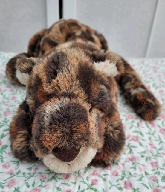NWOT RARE RETIRED HTF Jellycat Little LIVI LEOPARD Extremely Soft ...